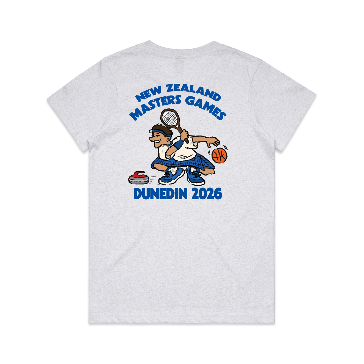 Woman's Illustration T-shirt | Masters Games 2026 | Pre Order – The ...